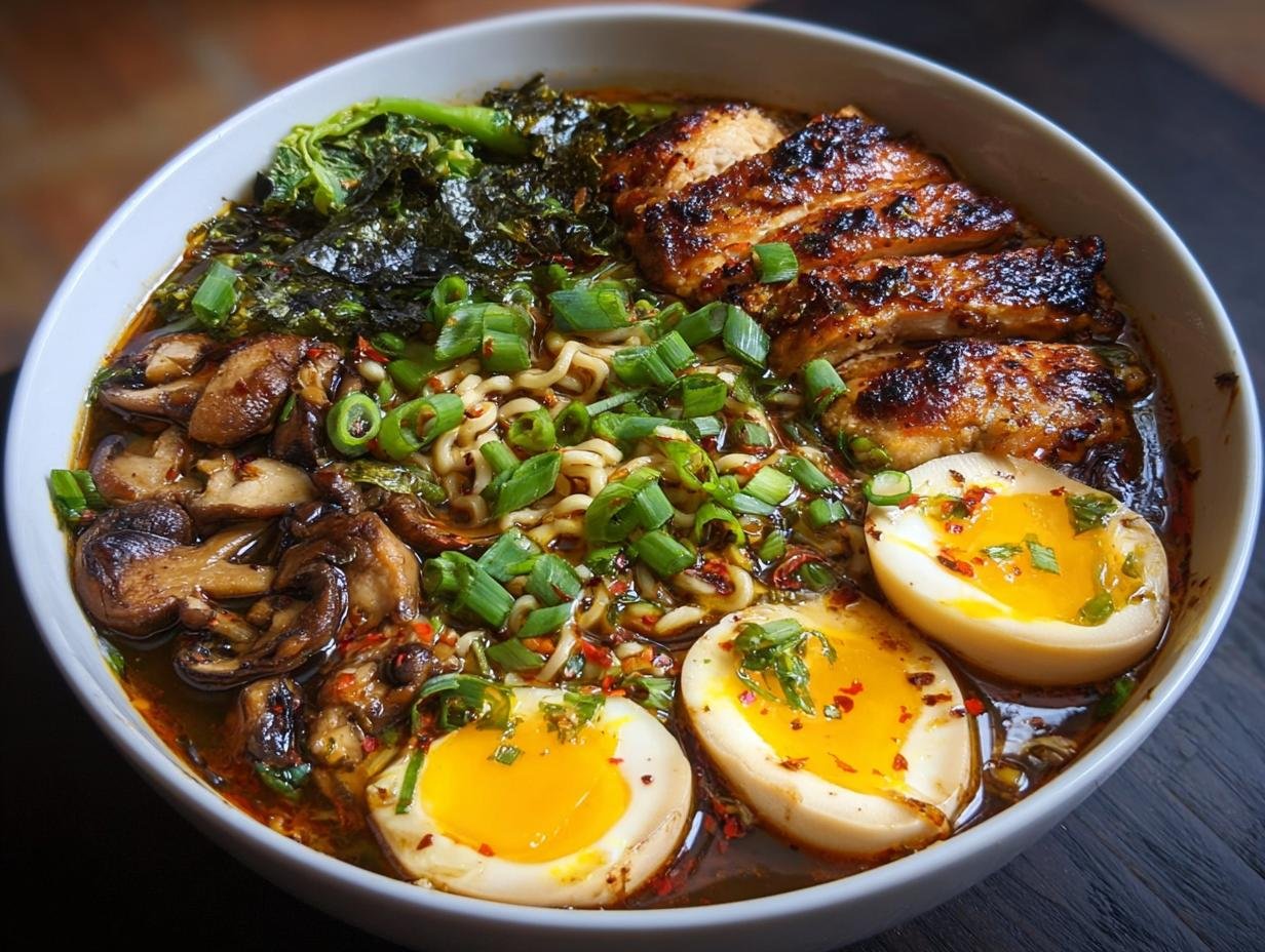 Ramen au Poulet : 4 portions incroyables - Exp Recettes